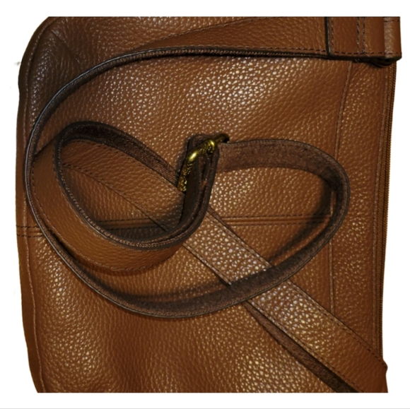 Fossil | Bags | Fossil Cowhide Leather Adjustable Crossbody Strap With ...